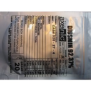 20 Grams DIOSMIN Powder 92.37%