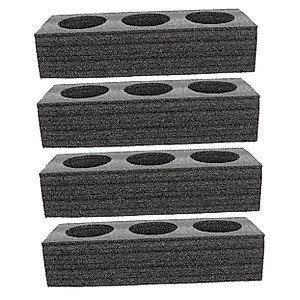 4pcs Milk Tea Drink Cup Holder Drink Packing Carrier Bottle Storage Holders Foam Cup Holder Takeout Disposable Cup Holder Coffee Cup Carrier Tray Pearl Cotton Portable re-usable