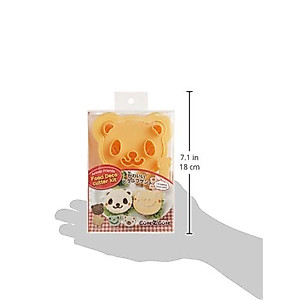 CuteZCute Animal Friends Food Deco Cutter and Stamp Kit Frame 3 7/8 x 3 1/8 x 1 1/16 inches