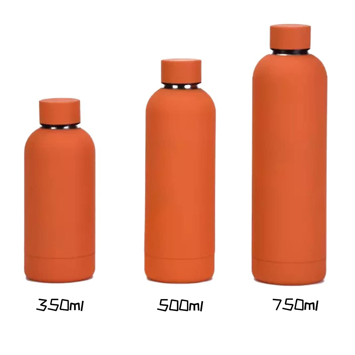 Gteller Double Wall 18/8 Stainless Steel Narrow Mouth Vacuum Flask, Thermal Sports Water Bottle keeping warm and cold (500ml, Dark Green)