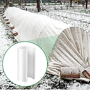 32 Pieces White Snap Clamp for PVC Pipe Greenhouses, Row Covers, Shelters, Bird Protection, 2.4 Inches Long (for 1 Inch PVC Pipe)
