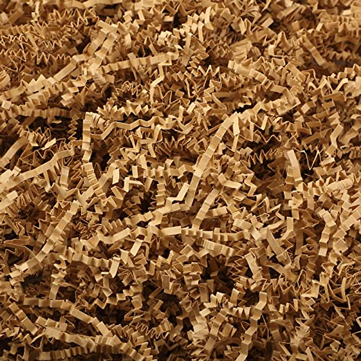Crinkle Cut Paper Shred Filler 5 LB Kraft Shredded Paper Crinkle Paper Basket Filler Gift Box Stuffing for Gift Wrapping and Basket Filling, Brown