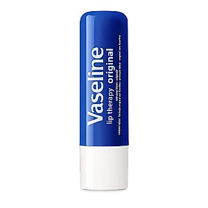Vaseline Lip Therapy Stick | Original Petroleum Jelly Vaseline Lip Balm for Soft Lips | 4.8g each (4 Pack)