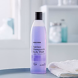 McKesson Tearless Shampoo and Body Wash with Aloe and Vitamin E, Lavender Scent, 12 oz, 1 Count
