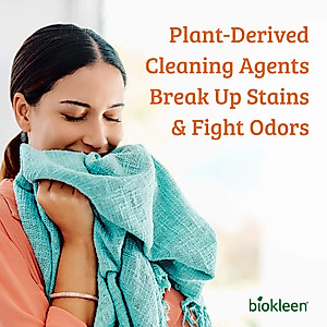 Biokleen Laundry Detergent Liquid - 64 HE Loads - Concentrated, Eco-Friendly, Non-Toxic, Plant-Based, No Artificial Fragrance or Preservatives, 32 Fl Oz, Citrus Essence