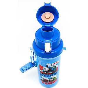 オーエスケー OSK SC-600B Thomas the Tank Engine Mug Bottle, Direct Drinking Water Bottle, 20.3 fl oz (600 ml), One-Touch Open, Wide Mouth, Made in Japan