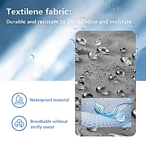 Patio Chaise Lounge Set of 3, Outdoor Pool Lounge Chair Beach Sunbathing Lawn Lounger Recliner Chair, Backrest Tanning Chairs with Arm & Side Table for All Weather, Poolside, Deck, Balcony, Backyard