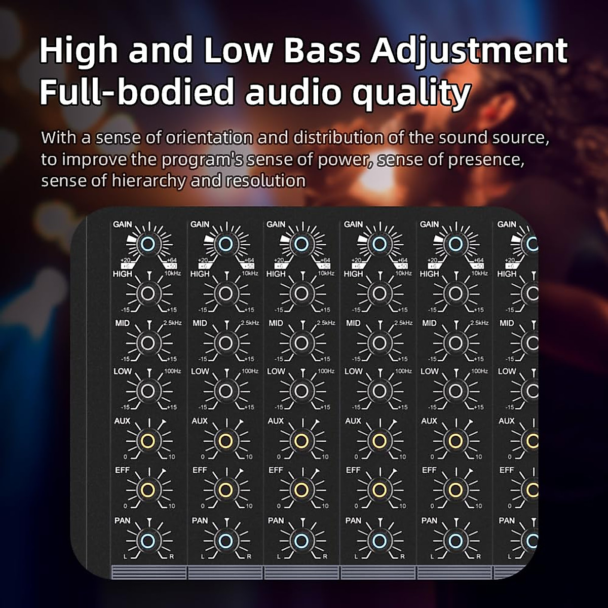 Audio Interface Mixer G-MARK MR80S USB Bluetooth Mixing Console 8 Channel 48V Phantom Power Sound Board Music Reverb For PC Stage Studio DJ Sound Controller Analog Mixer
