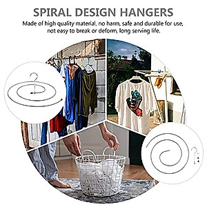ULTNICE Spiral Shaped Drying Rack, Laundry Stand Hanger for Dorm Bed Sheet Bed Cover Bedspread Scarf Blanket Bath Towel Towelling 2PCS (Silver), 38x38x14cm