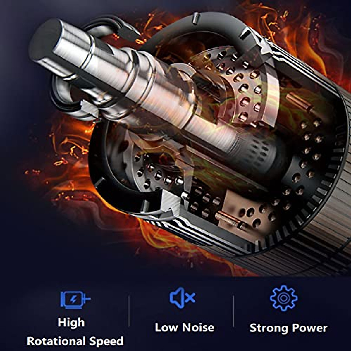 Rechargeable Electric Clippers, Strong Power, Fine Adjustment of The First Five Gears, Large-Capacity Lithium Battery, No Damage to Pets' Skin,01