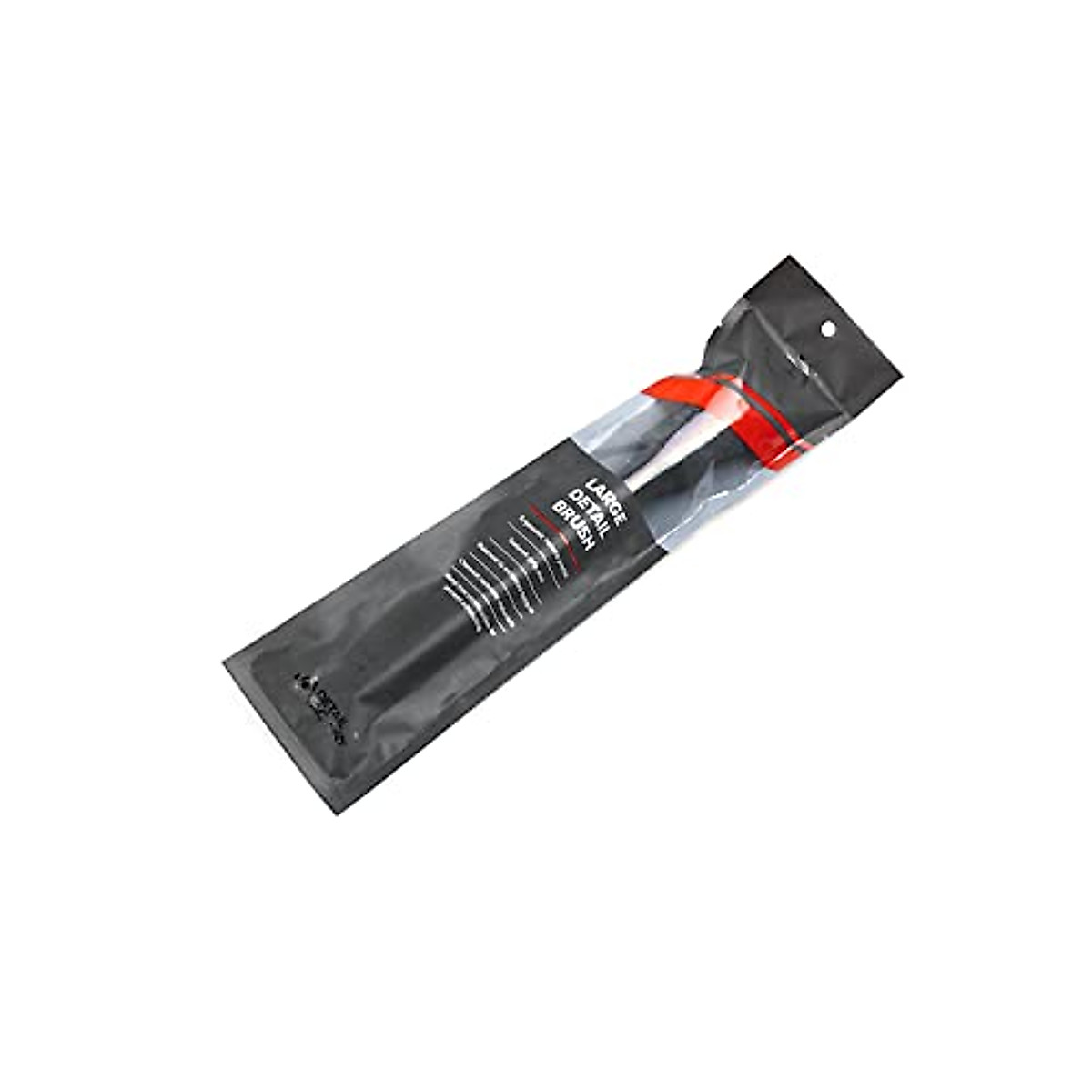 Detail Factory - Synthetic Large Detailing Brush - Ultra-Soft Synthetic Bristles, Scratch-Free, Instrument Panels, Emblems, One Long Handle, Black