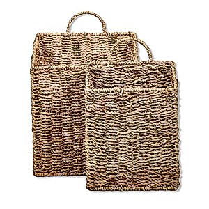 Trademark Innovations Hanging Wall Mounted Baskets - Set of 2 (Small)