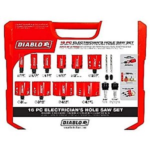 FREUD AMERICA INC. 265-DHS16SEL 16pc Bi-Metal Hole Saw