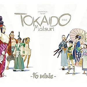 Funforge Tokaido Board Game Matsuri Miniature Figures Accessory Pack | Adventure Game | Exploration Game | Ages 8+ | 2-5 Players | Average Playtime 45 Minutes | Made by Funforge