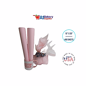 Bulk Blush Tissue Paper 15 inch X 20 inch 480 Sheets Premium Quality Gift wrap Tissue Paper A1 bakery supplies
