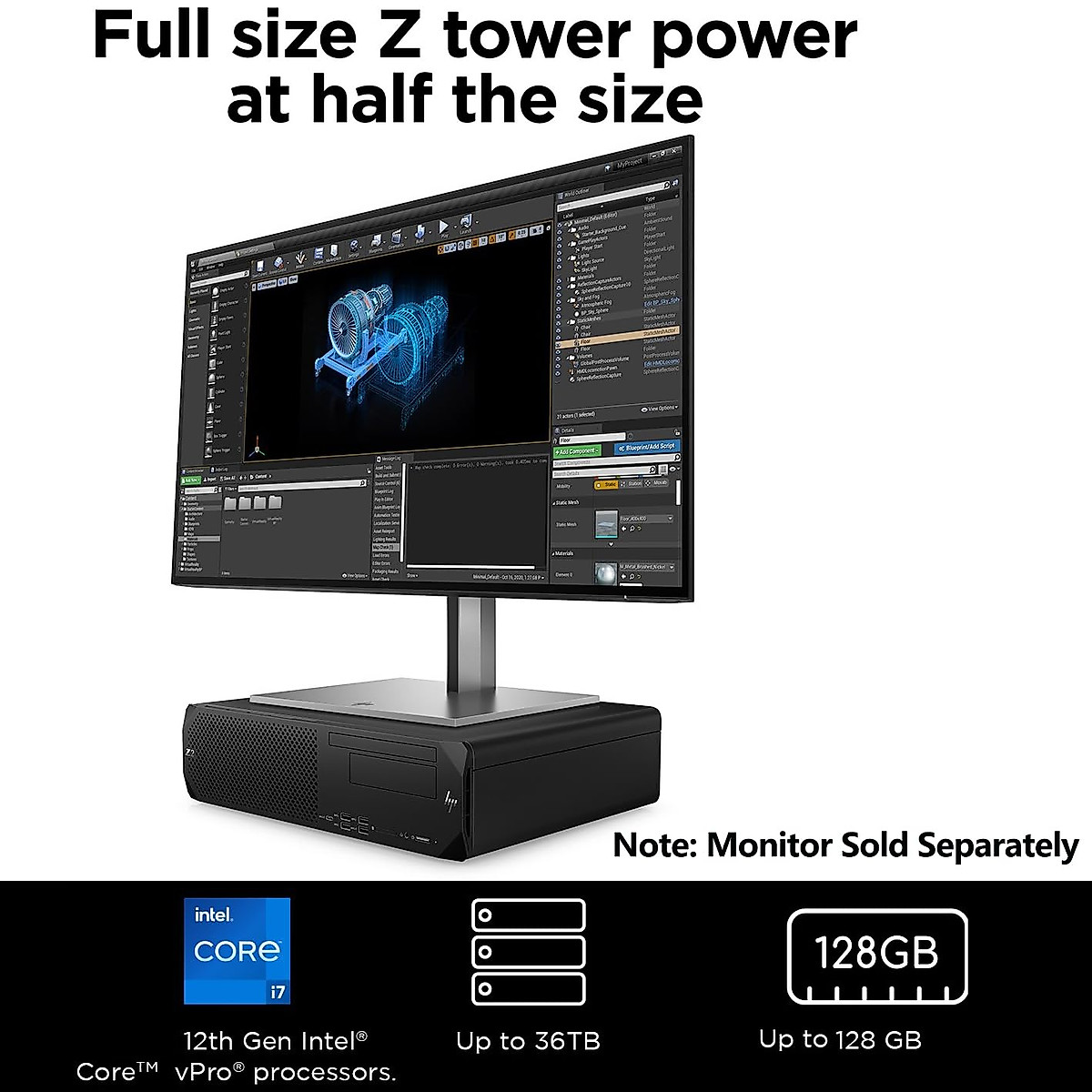 HP Z2 G9 SFF Workstation Small Form Factor Business Desktop Computer, 13th Gen Intel 14-Core i7-13700, 4GB DDR5 RAM, 2TB PCIe SSD, DVDRW, WiFi 6, Bluetooth, Keyboard & Mouse, Windows 11 Pro