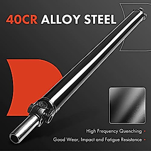 A-Premium Rear Complete Drive Shaft Prop Shaft Driveshaft Assembly Compatible with Chevrolet Avalanche 1500 2002-2006, Suburban 1500 2000-2006 & GMC Yukon XL 1500 2000-2006, AWD 4WD