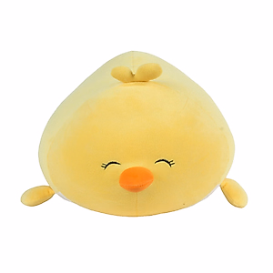 Linzy Plush 15" Smoochy Pals Yellow Chick, Ultrasoft Stuffed Animal Plush Toy, Cute Squishy Hugging Plush Pillow, for Kids, Kawaii