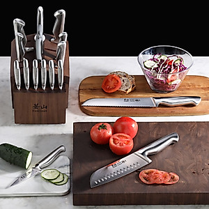 Cangshan Sanford Series 1027051 German Steel 17-Piece Knife Block Set