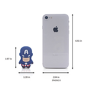 Finex - Set of 4 Large 3 inches - Star Wars Refrigerator Magnets Fridge Magnet Set for Locker