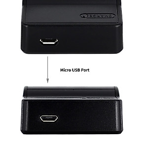 DB-L80 USB Charger for Sanyo Xacti DMX-CG10, DMX-CG11, DMX-CS1, DMX-GH1, VPC-CG10, VPC-CG100, VPC-CG20, VPC-CG21, VPC-CG88, VPC-CS1, VPC-GH1, VPC-GH2, VPC-GH3, VPC-GH4, VPC-PD1 Camera and More