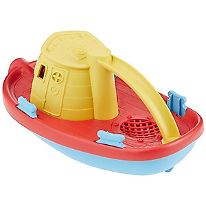 Green Toys Tug Boat Yellow - CB3