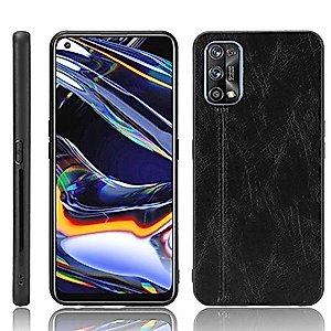 Case Suitable for Oppo Realme 7 Pro,Leather Style Cellphone case Rugged Shield 360°Protect Your Phone Retro Color Shell Case for Oppo Realme 7 Pro