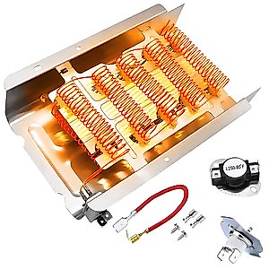 WED4815EW1 Dryer Heating Element for Whirlpool Maytag MEDX655DW MEDC465HW0 MEDC200XW1 MEDC200XW0 MEDC215EW MEDX655DW1 MEDC400VW0 MEDC300BW0 WED4815EW0