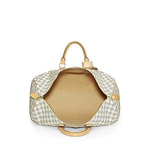 Louis Vuitton, Pre-Loved Damier Azur Keepall 50, White