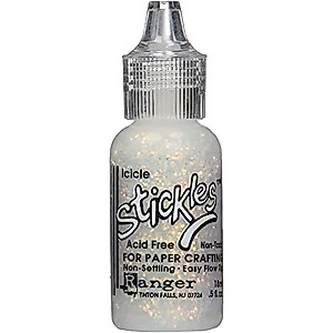 Ranger Stickles Glitter Glue 1/2-Ounce, Icicle (SGG01-836)