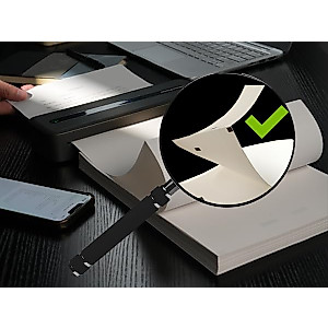 Zoolion 1 Wireless Portable Printer & 1 Thermal Paper Roll 8.5"x11" & 100 Folded Thermal Paper 8.5"x11"