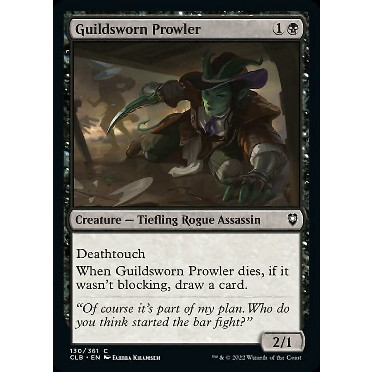 Magic: the Gathering - Guildsworn Prowler (130) - Battle for Baldur's Gate