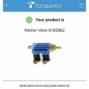 Washer Valve 8182862