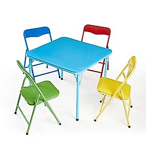 Heritage Kids 5Piece Table & Chair Set, Primary