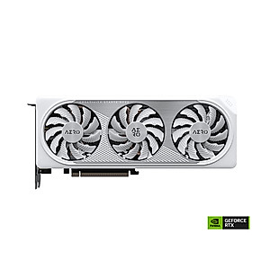 GIGABYTE GV-N406TAERO OC-8GD GeForce RTX 4060 Ti AERO OC 8G Graphics Card, 3X WINDFORCE Fans, 8GB 128-bit GDDR6, Video Card