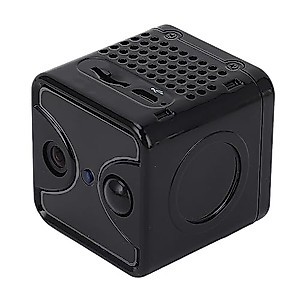 Kadimendium Mini Security Camera, 4K Image 3500mAh Battery 2.4G WiFi Camera Built in Microphone Lightless Night for Convenience Store