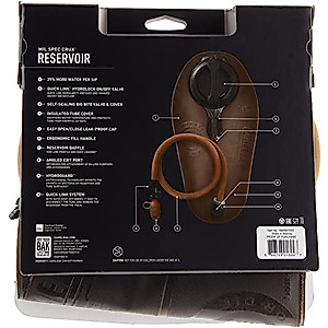 CamelBak - Mil-Spec Crux 100 oz/3.0L Long Accessory Reservoir (1944001003), Brown