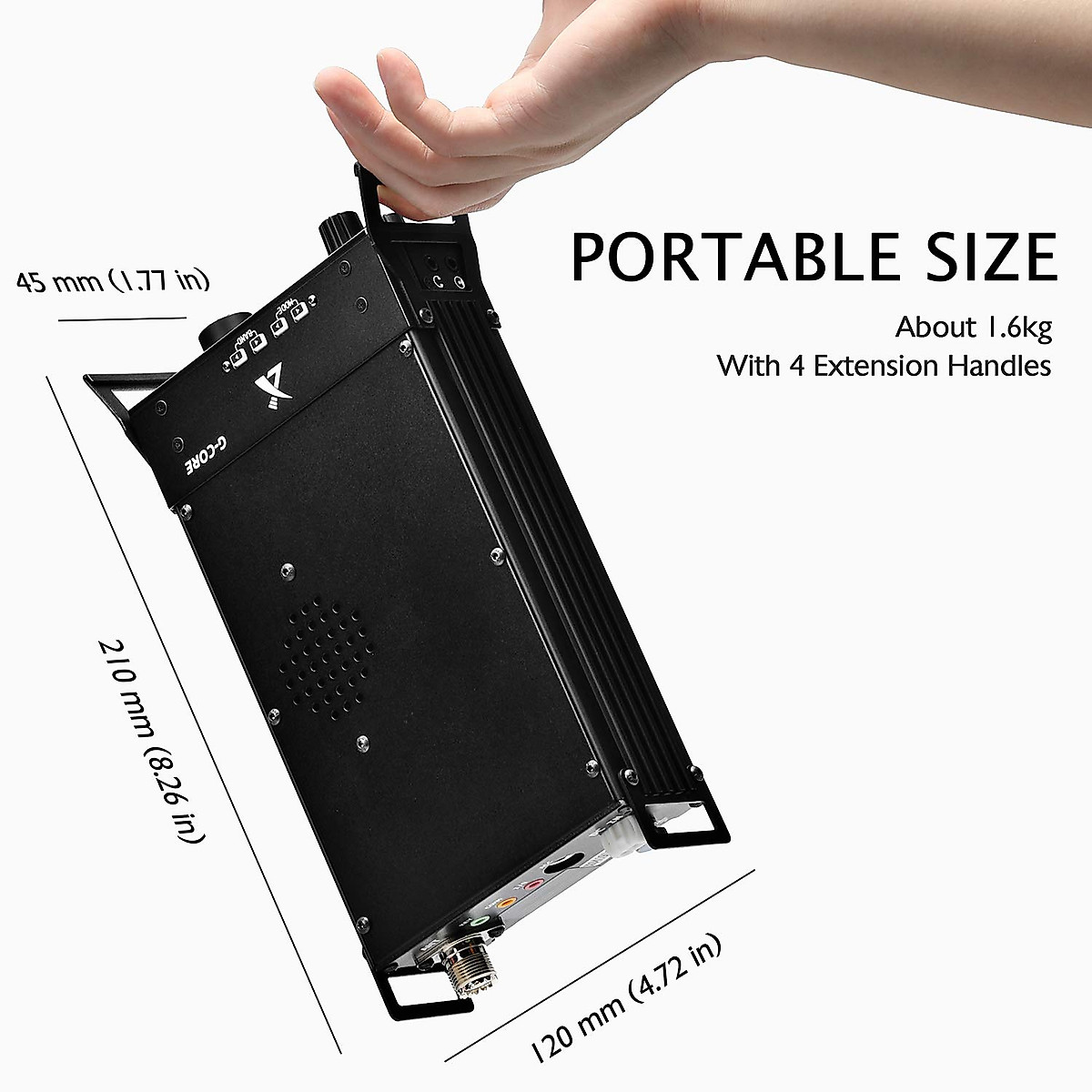 Xiegu G90 HF Radio 20W SSB/CW/AM/FM SDR Structure with Built-in Auto Antenna Tuner