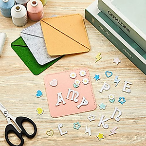 12 Pcs DIY Personalized Hand Embroidered Corner Bookmark Felt Triangle Corner Bookmarks Cute Book Marks with Stars Heart Shaped Items for Book Lovers Women Students Office Gifts Reading Accessories