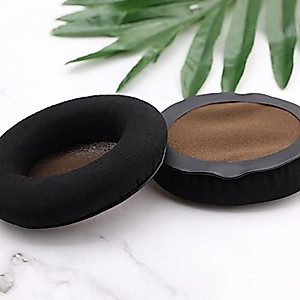 1 Pair Ear Pads Compatible with Sennheiser Momentum On-Ear Headphones Comfort Velour Ear Cushions Headset Repair Replacement Accessories Black
