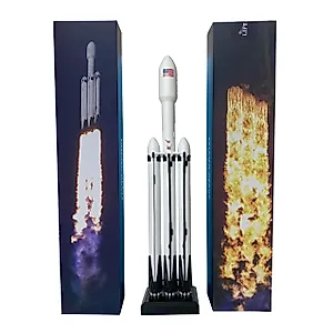 wltk Space X Falcon Heavy 1/233 Diecast Rocket Model