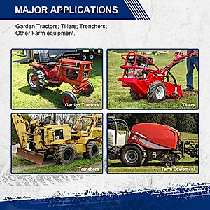 MaxAuto 2 Pcs 18X9.50-8 Lawn Mower Tractor Tires 18X9.50X8 Very Wide 6 Ply Rated P328