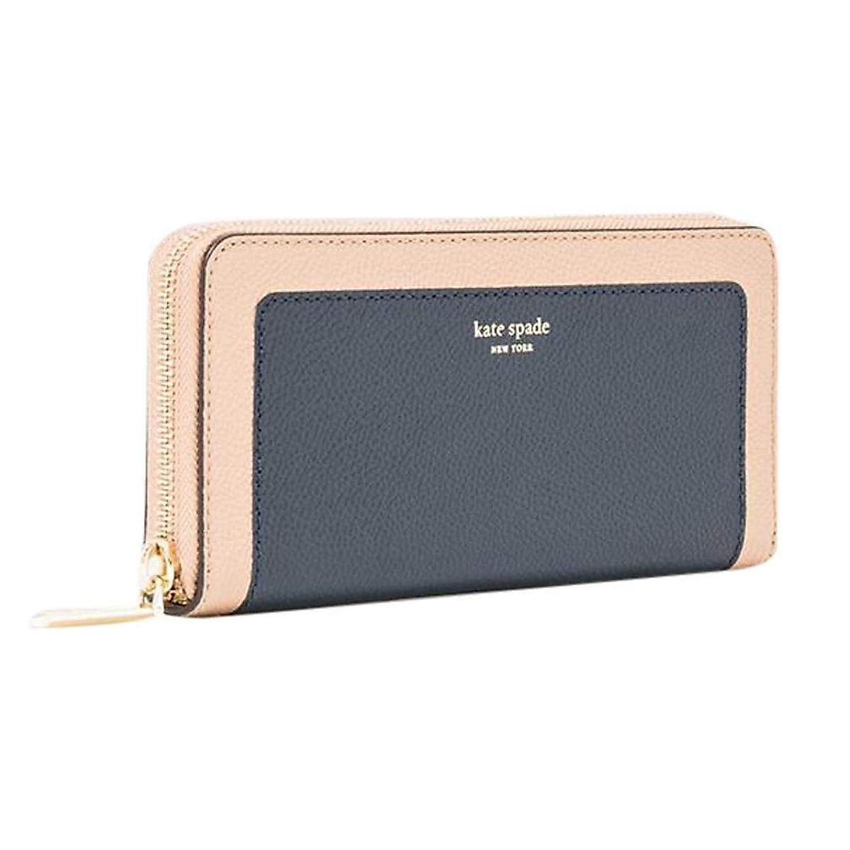 Kate Spade New York Women's Margaux Slim Continental Wallet, Light Fawn Multi