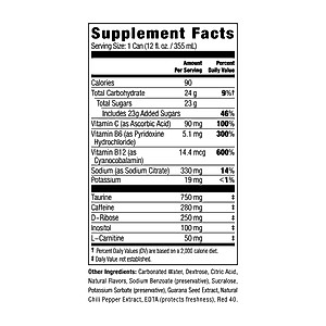 Cocaine Energy Drink, 6 - 12 ounce cans (Spicy)