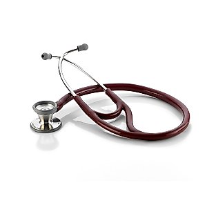 ADC Adscope 602 Traditional Cardiology Stethoscope, Burgundy