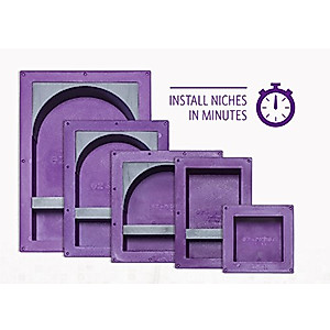 EZ-NICHES - USA - EZLRN - 14in X 22in - Made To Tile - Recessed Tile Wall Shampoo Soap Niche