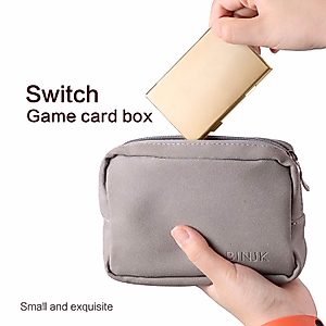 Premium Game Card Case for Nintendo Switch, Aluminum Game Cartridge Holder for Nintendo Switch (Hold 6 Game Cards) - Black