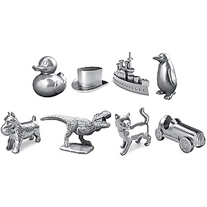 Classic Monopoly Now with Cat, Duck,& Dinosaur