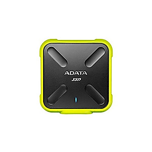 ADATA SD700 External SSD 1TB, Yellow, Military-Grade,(PX8/IP6X), 3 Years Warranty
