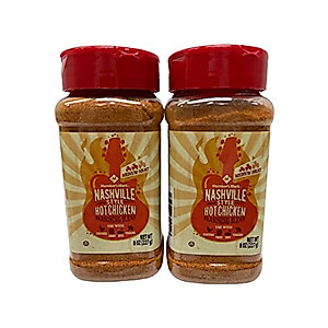 Members Mark Nashville Style Hot Chicken Seasoning Blend Bundle with ThisNThat Recipe Card… (2 Count)